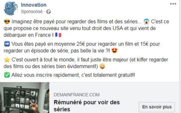 5 arnaques sur Facebook qui vous promettent de gagner de l'argent